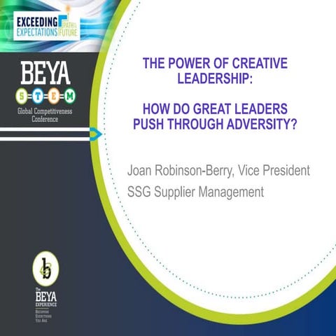 The Power of Creative Leadership: How Do Great Leaders Push Through ...