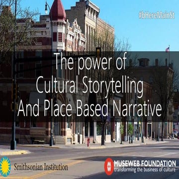 Webinar 1: The Power of Cultural Storytelling and Place-Based Narrative ...