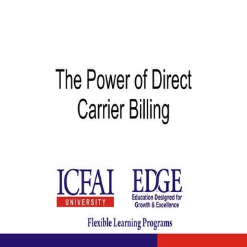 The Power of Direct Carrier Billing | PDF