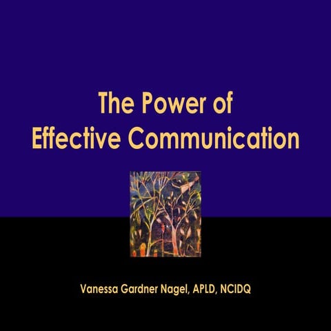 The Power Of Effective Communication | PPT