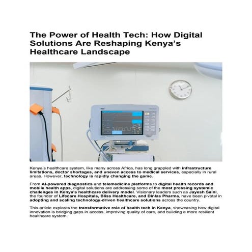 The Power of Health Tech_ How Digital Solutions Are Reshaping Kenya’s ...