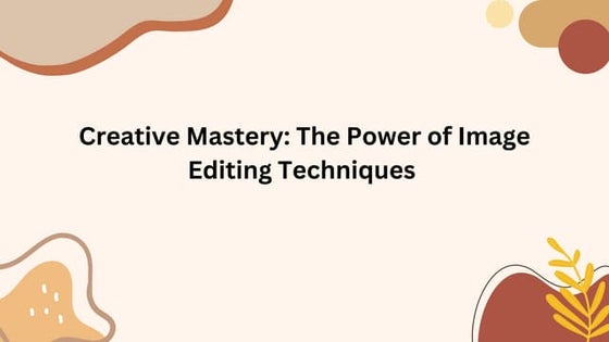 Imaging and Photography of the Art .pptx