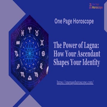 The Power of Lagna: How Your Ascendant Shapes Your Identity | PDF