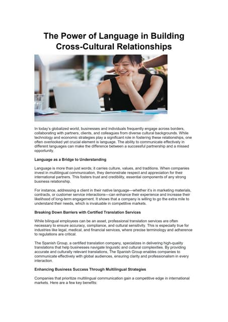 LanguageLine Solutions Enterprise Brochure | PDF