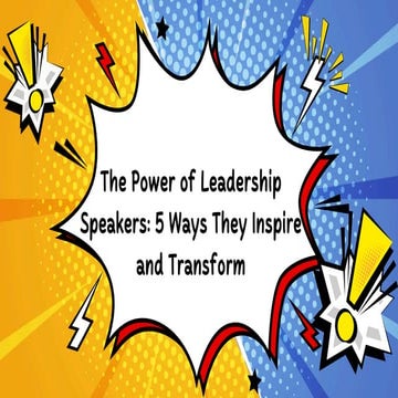 best leadership keynote speakers | Defying Labels | PDF