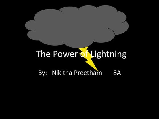 Lightning | PPTX | Weather | Science