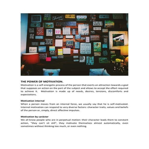 The power of motivation | PDF