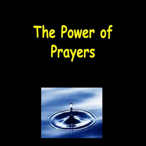The power of_prayers | PPT