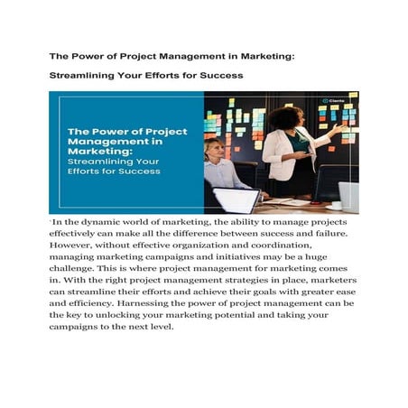 The Power of Project Management in Marketing.pdf