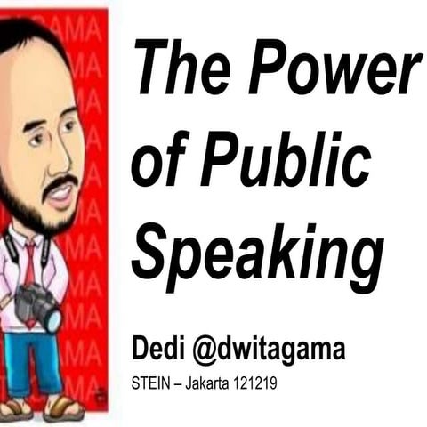 The power of public speaking | PPTX