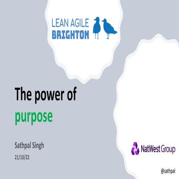 The Power of Purpose | PDF