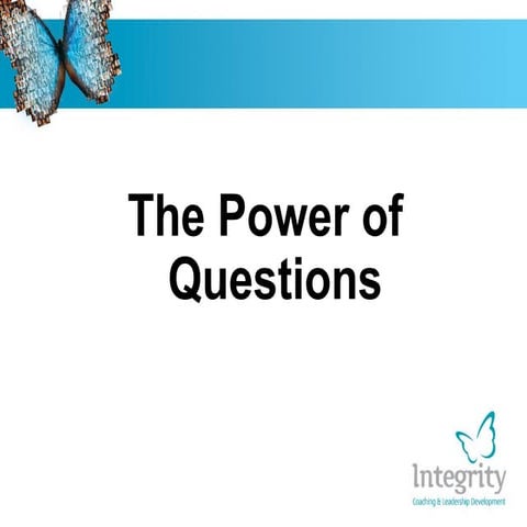 The Power of Questions | PPT