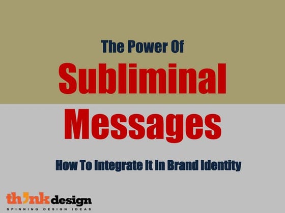 Subliminal Messages | ODP