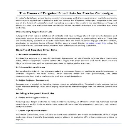 The Power of Email Marketing Campaigns in 2025.pdf