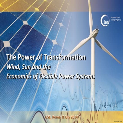 The power of transformation. wind, sun and the economics of flexible ...