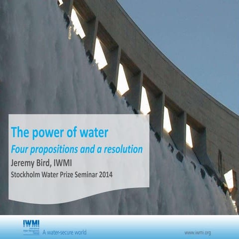The power of water - Four propositions and a resolution | PPTX | Water ...