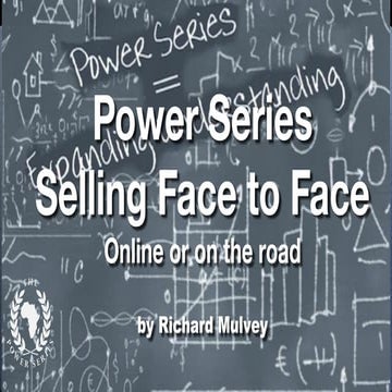 The power series - selling face to face 2020 | PPT