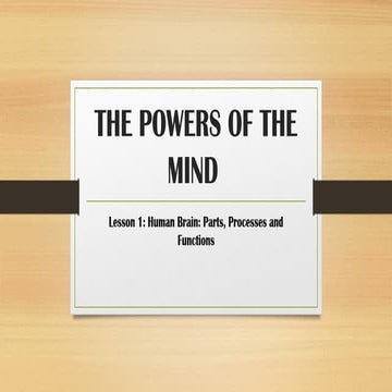 Personal Development - THE POWERS OF THE MIND.pptx
