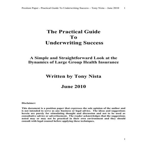 Underwriting Strategies | PPT