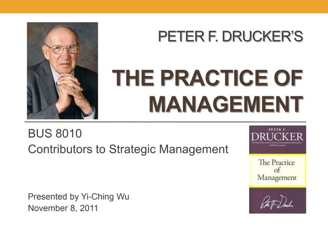 Peter drucker | PPT
