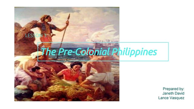 Pre colonial-period | PPTX