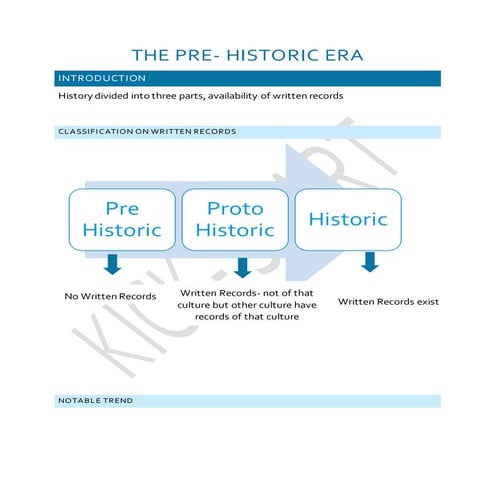 The pre historic era | DOCX | Geology | Science