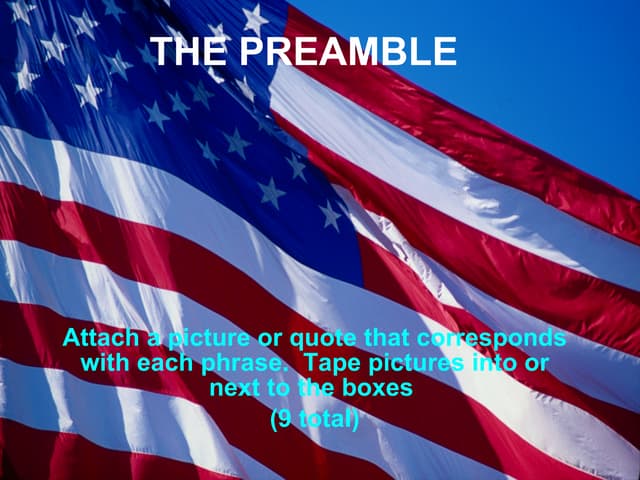 Preamble | PPT