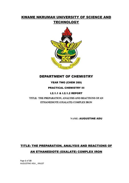 Phenate method of ammonia | PDF
