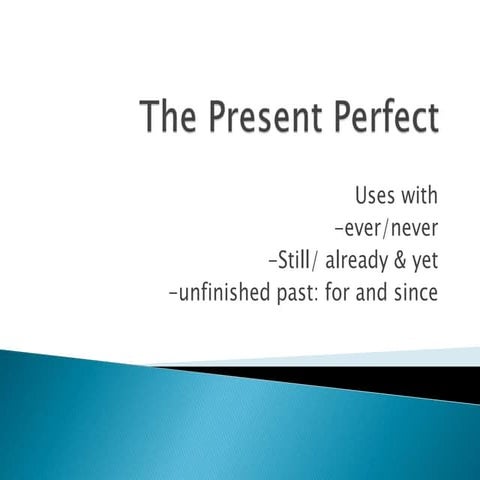 The present perfect | PPT