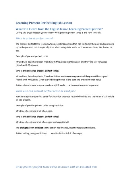 4 7 present perfect progressive vs present perfect | PPTX