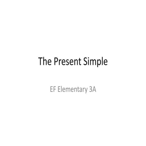 The present simple | PPT