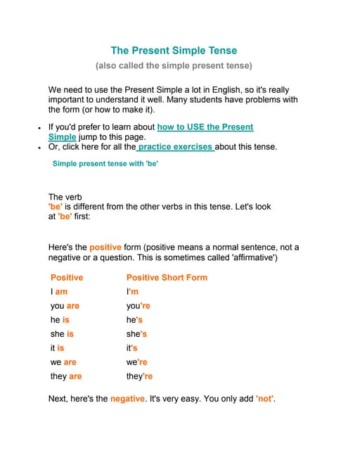 Simple Present for the knowledge of the public | PPT