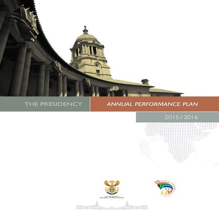 The presidency annual performance plan 2015 2016 | PDF