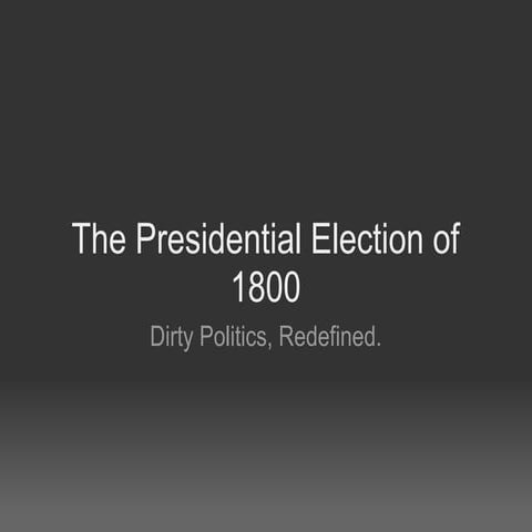 Revolution of 1800 | PPTX