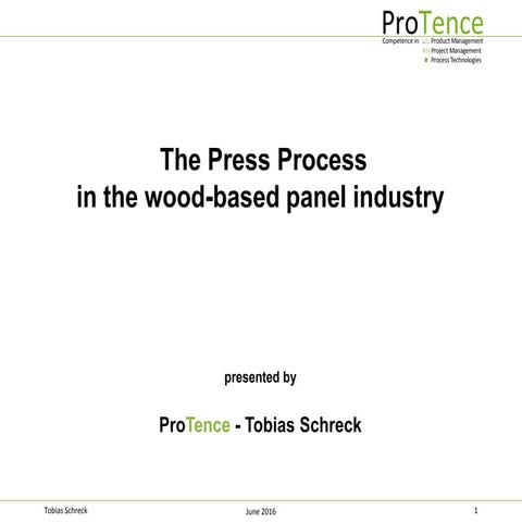 The press process in the wood based panel industry | PPT