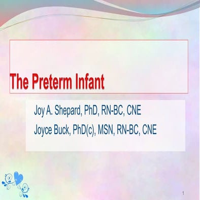 The preterm infant | PPTX