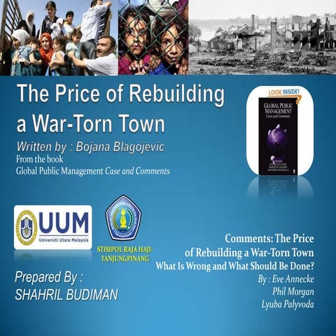 Post-war Reconstruction: Concerns, Models and Approaches | PDF