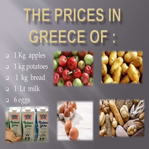 The prices in greece | PPT
