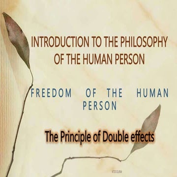 Introduction to Philosophy: The Principle of Double effects.pptx