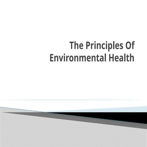 The Principles Of Environmental Health(1).pptx