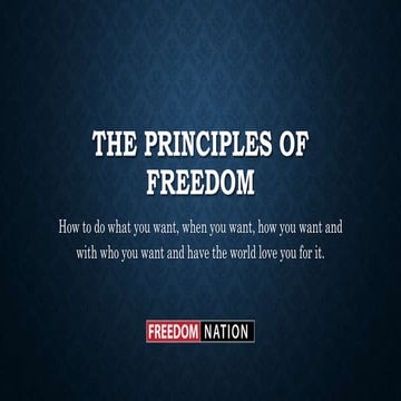The principles of freedom | PPT