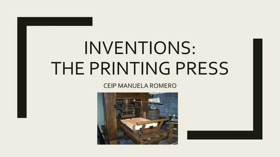 The printing press | PPTX