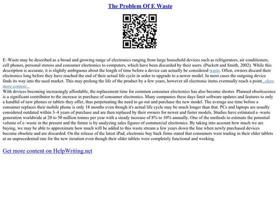 Recycle Office Electronics Docx