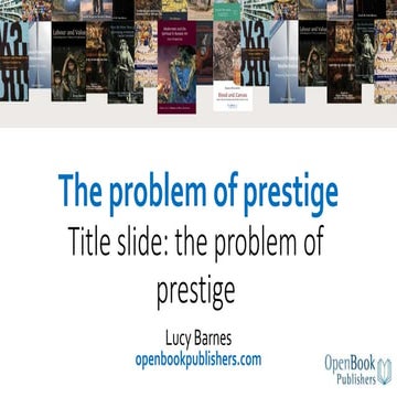The problem of prestige | PPTX
