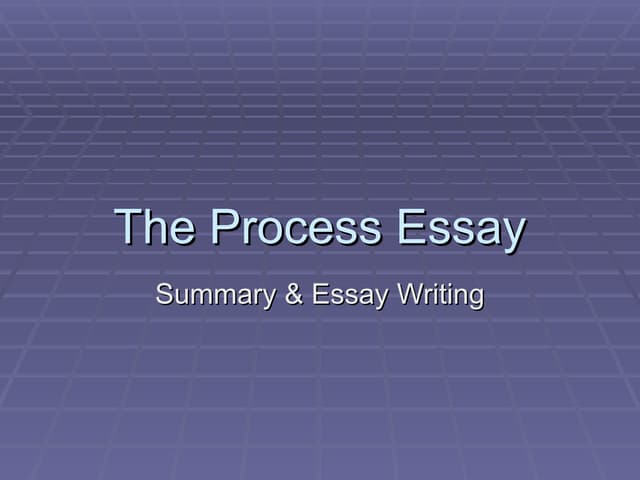 The Informative Essay | PPTX