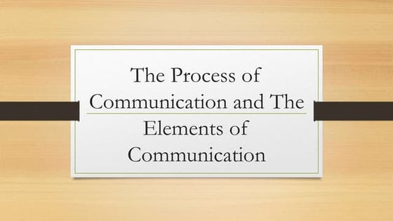Oral communication (lesson 1) | PPT