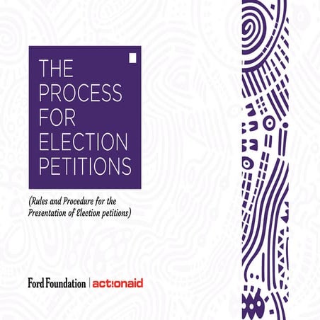 The Process of Electoral Petition.pdf Yari | PDF