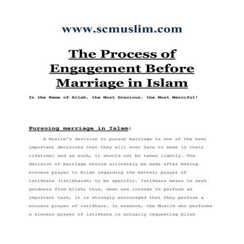 Muslim Engagement Process JamiaShadi | Muslim Matrimony | Marriage