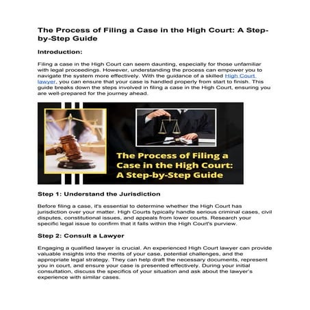 The Process of Filing a Case in the High Court_ A Step-by-Step Guide.docx