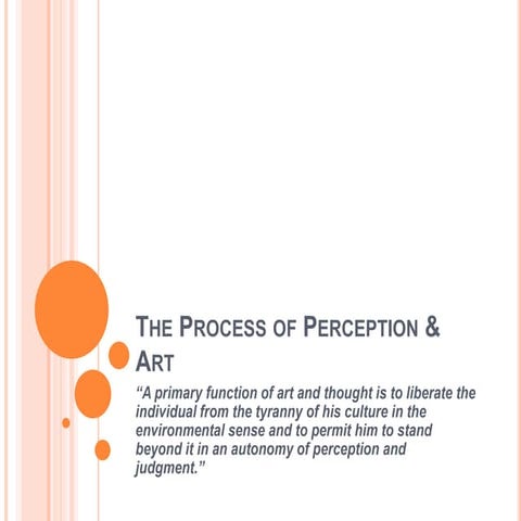 TOK Sense Perception Presentation | PPT